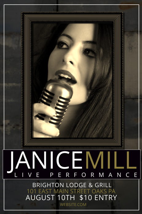 Live performance Template | PosterMyWall