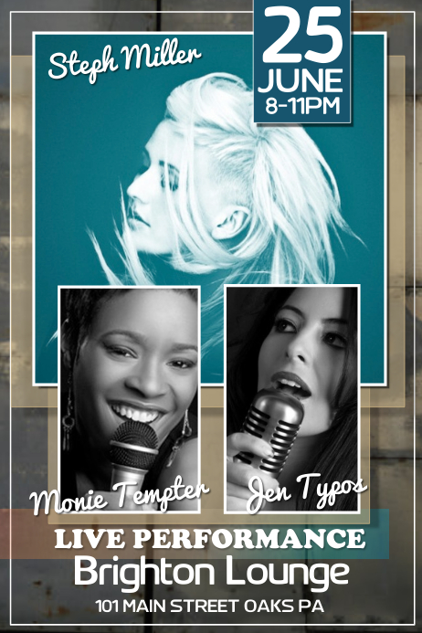 Live Performance Template | PosterMyWall