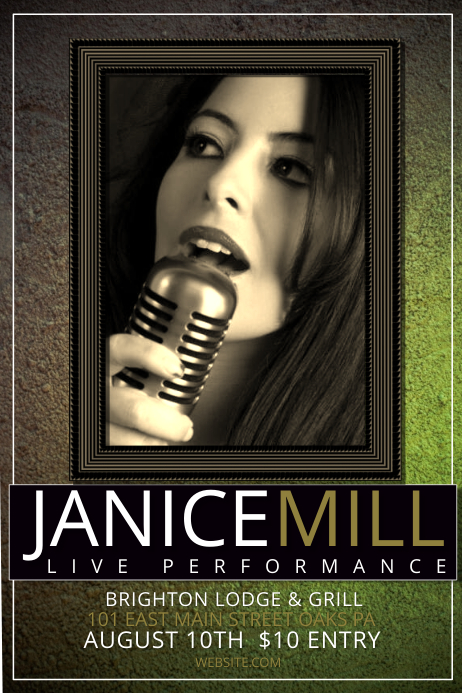 Live Performance Template | PosterMyWall