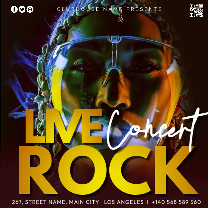 live rock.a Template | PosterMyWall