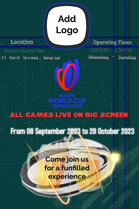 Live Rugby Template | PosterMyWall