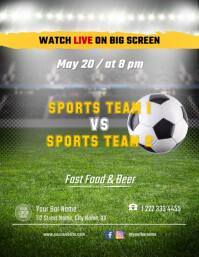 Live Sports Screening Insta Story Template | PosterMyWall