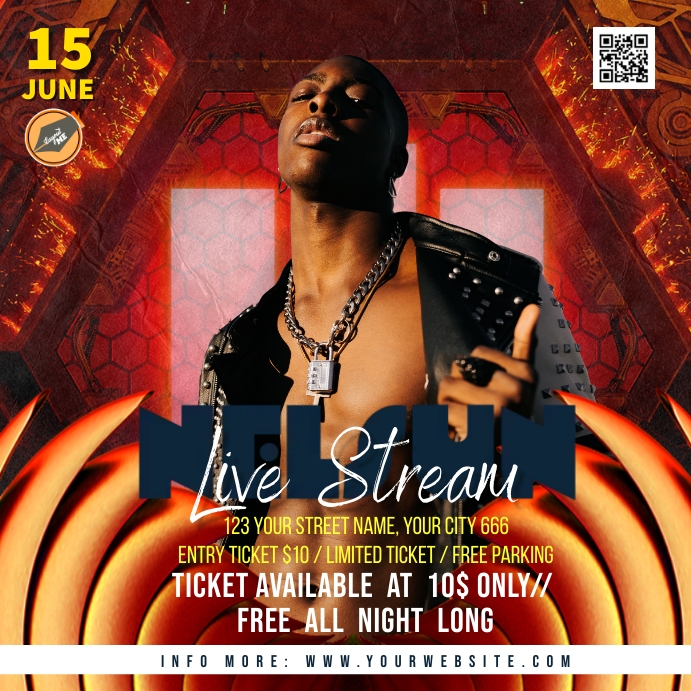 Copy of Live Stream Ads | PosterMyWall