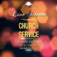 CHURCH SERVICE SERMON TEMPLATE | PosterMyWall