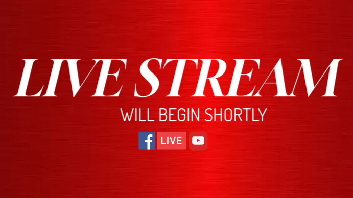 LIVE STREAM Template | PosterMyWall