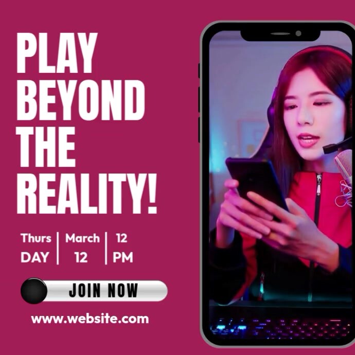 Live Streaming Template | PosterMyWall