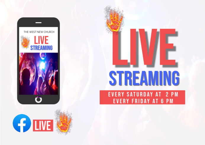 Copy of Live Streaming | PosterMyWall