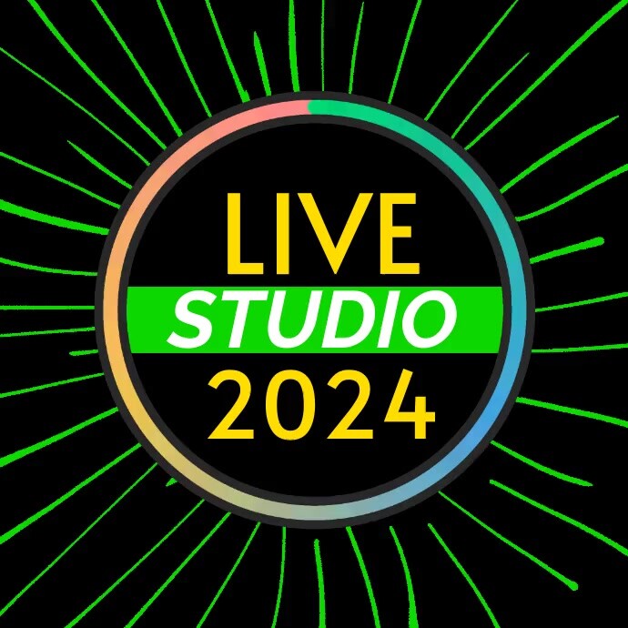 Live studio 2024 Template | PosterMyWall