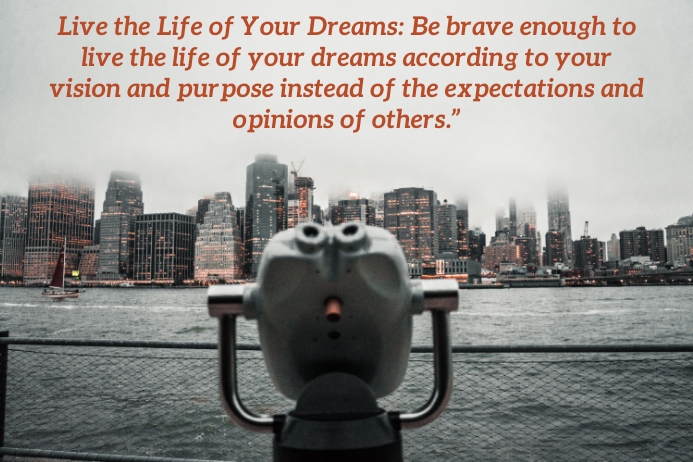 live the life of your dream Template | PosterMyWall