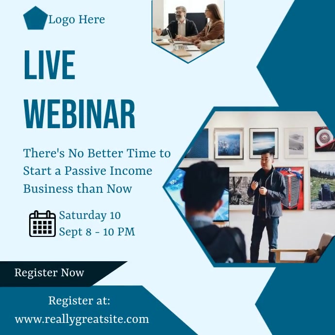 Live webinar Instagram post Template | PosterMyWall