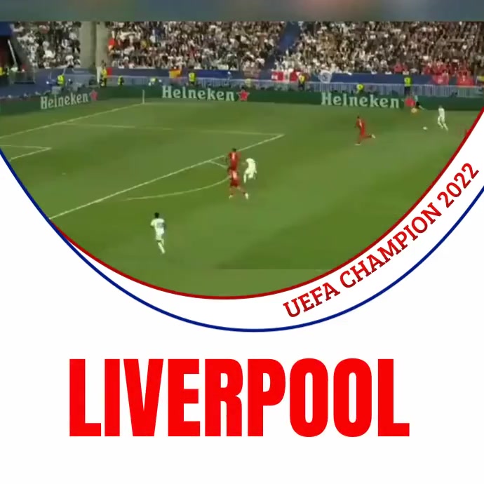 liverpool celebrating campion uefa cup Template | PosterMyWall