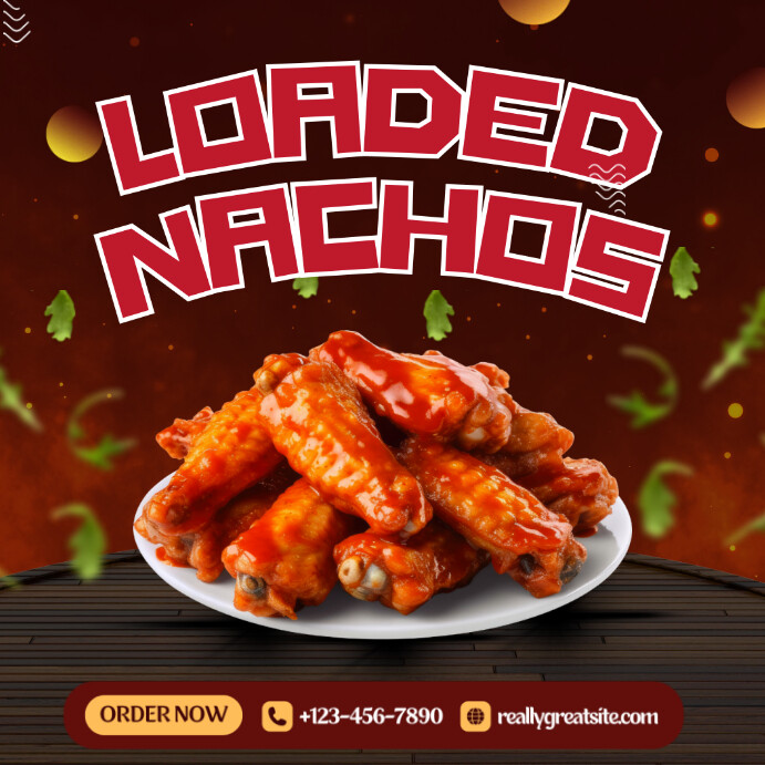 loaded nachos Template | PosterMyWall