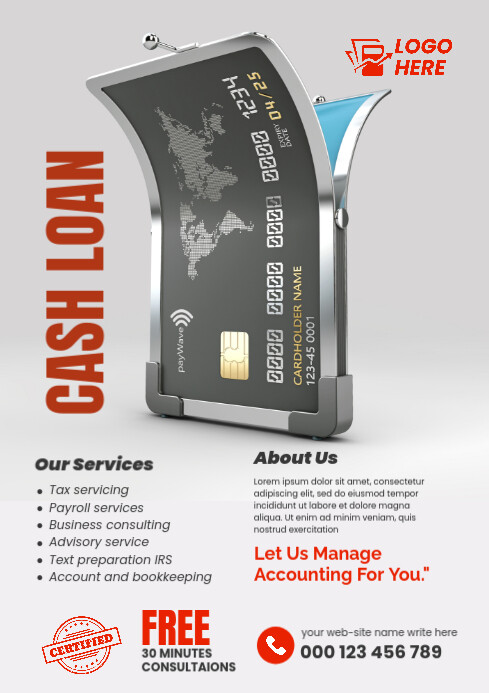 Loan Flyer Template | PosterMyWall