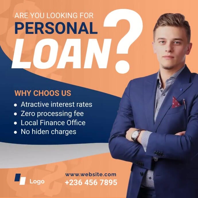 Loan service banner ad Template | PosterMyWall