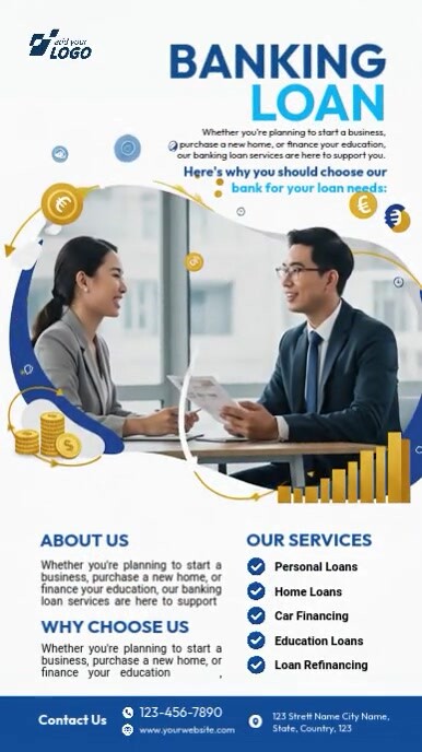 loan service template | PosterMyWall