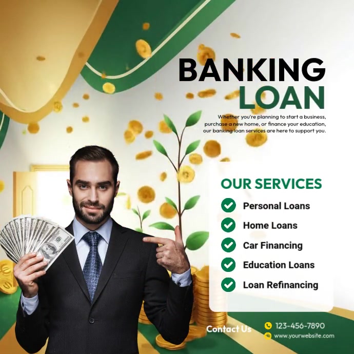 loan service template | PosterMyWall