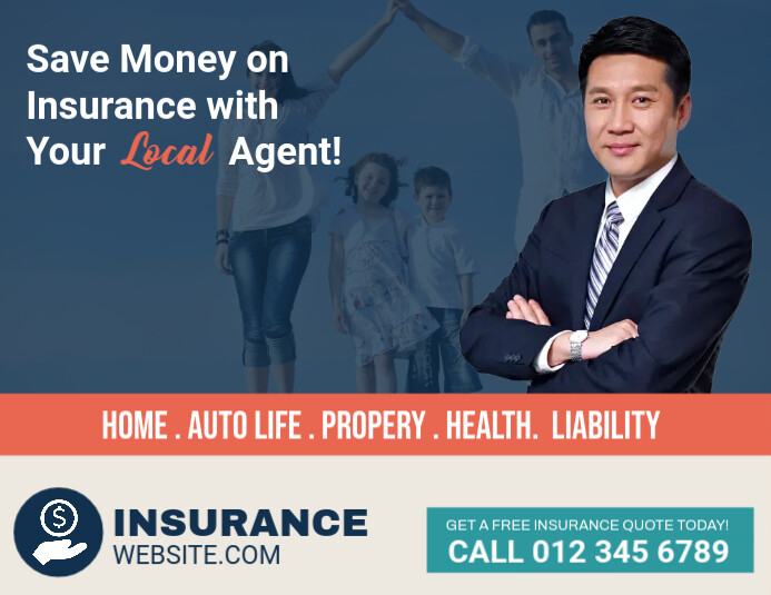 Copy of Local Agent Insurance | PosterMyWall