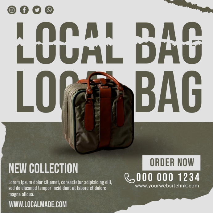 Copy of Local Bag Ads | PosterMyWall