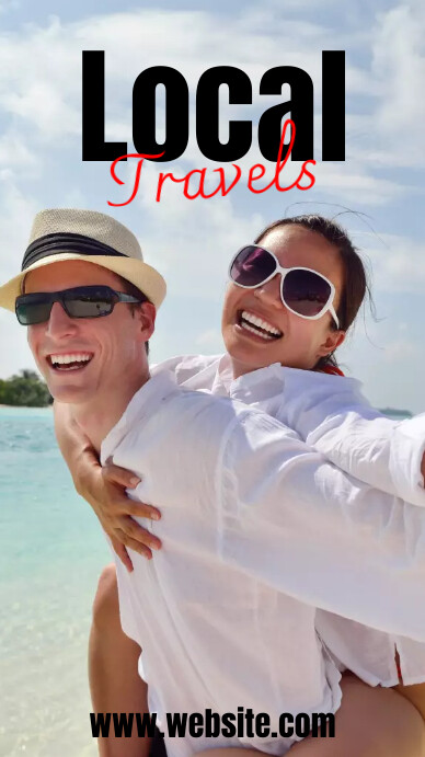 Plantilla de Local Travels couple Inspiration | PosterMyWall