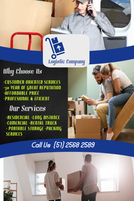 logistic Template | PosterMyWall