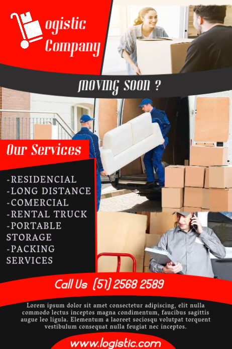 logistic Template | PosterMyWall