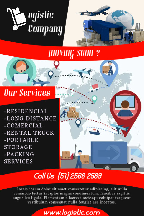 logistic Template | PosterMyWall