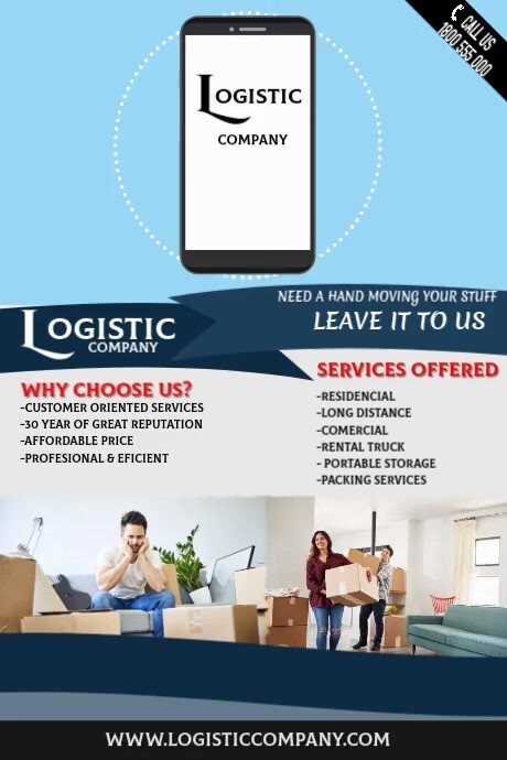 LOGISTIC Template | PosterMyWall