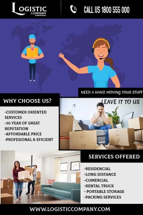 LOGISTIC Template | PosterMyWall