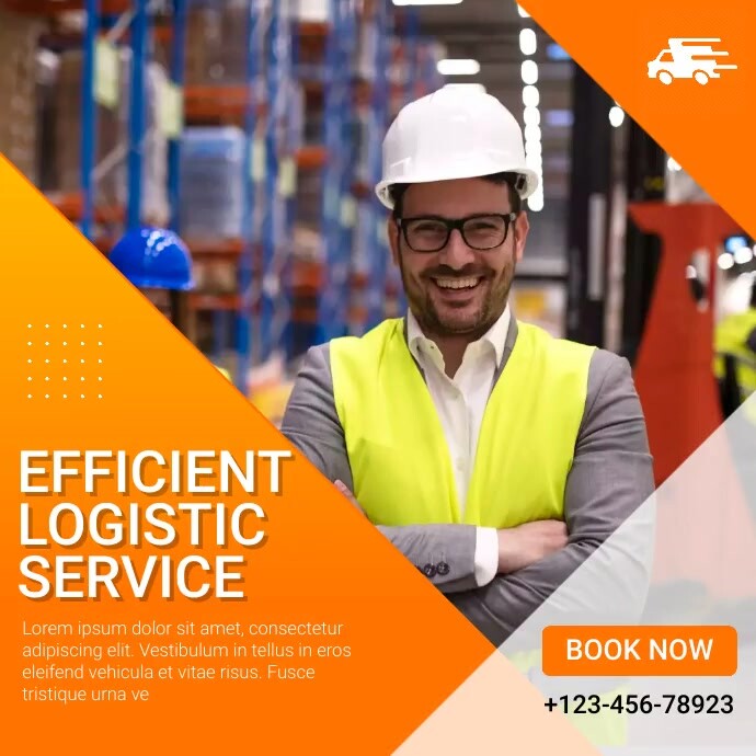 logistic2 Template | PosterMyWall