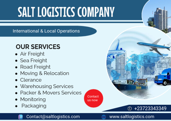logistics company Template | PosterMyWall