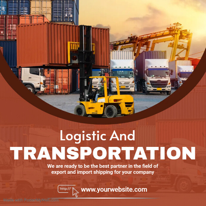 Plantilla de Logistics | PosterMyWall