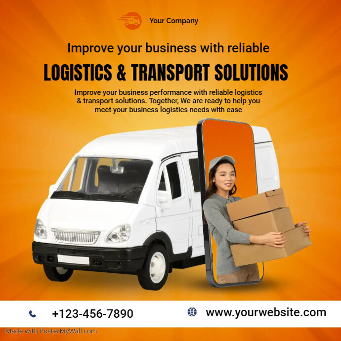 Logistics Template | PosterMyWall