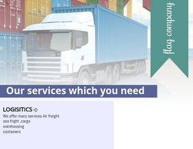 Logistics Template | PosterMyWall
