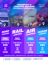 Logistics Template | PosterMyWall