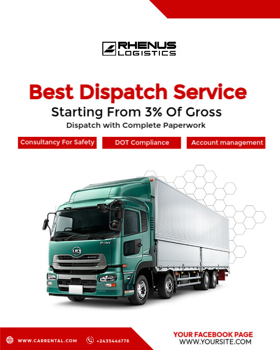 Logistics Services Template | PosterMyWall