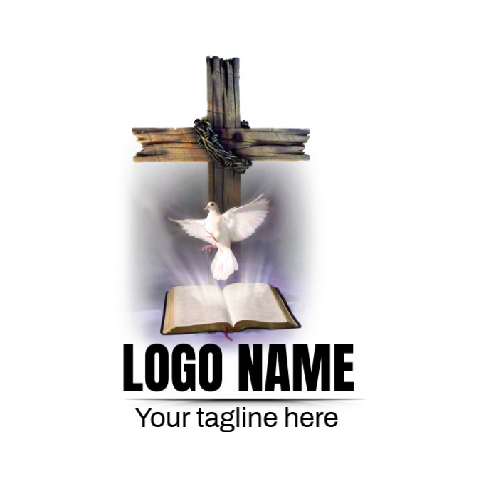 Modèle logo, christian logo, chruch logo | PosterMyWall