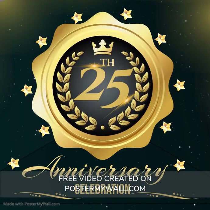 Copy of LOGO ANNIVERSARY 25TH | PosterMyWall
