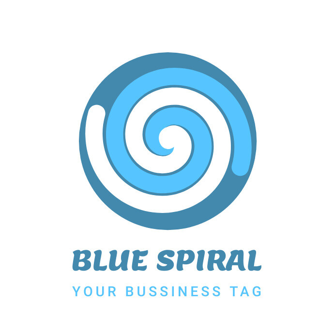 Copy of Logo Blue Spiral | PosterMyWall