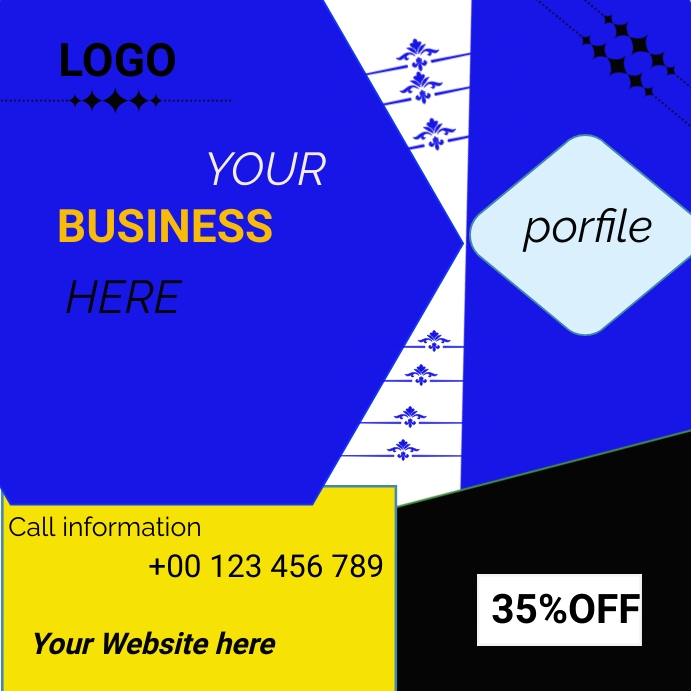 logo design FLYER instagram post Template | PosterMyWall