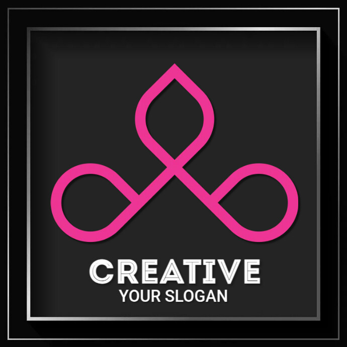 Pink Logo Design Template | PosterMyWall