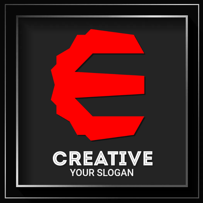 Modèle De Conception de Logo E Rouge | PosterMyWall