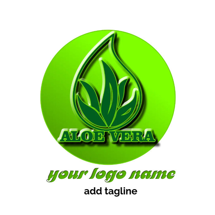 Logo Leaf Brand Circle Font, Template | PosterMyWall