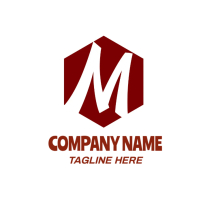 M logo design| Company logo Template | PosterMyWall