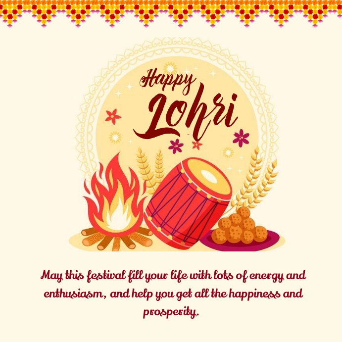 Lohri Template | PosterMyWall