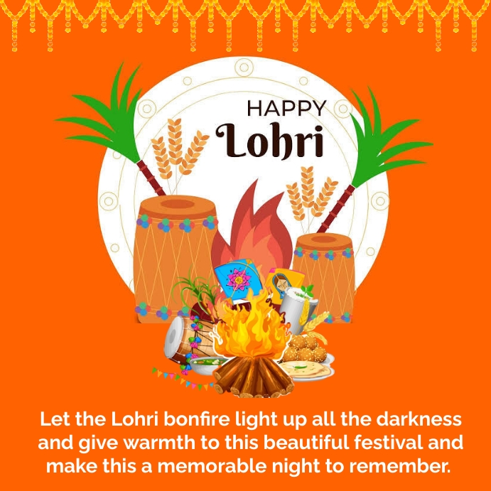 Lohri Template | PosterMyWall