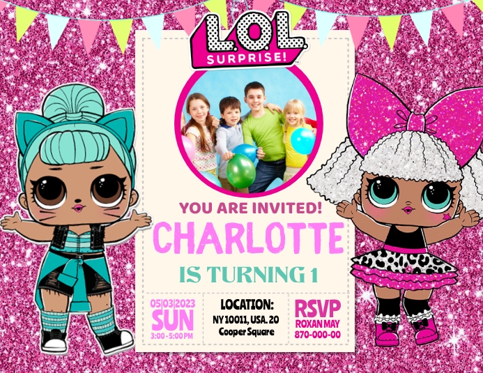 LOL Surprise Template | PosterMyWall