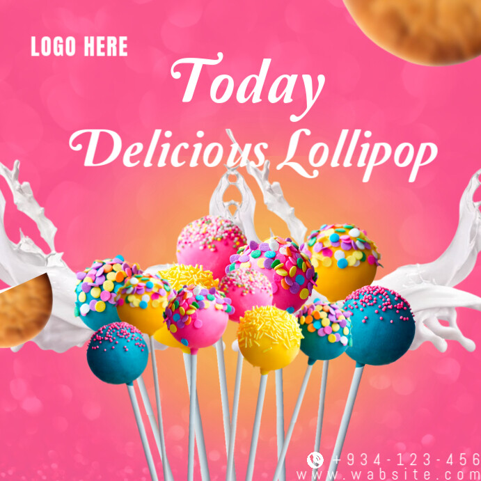 Lollipop flyer instagram post Template | PosterMyWall