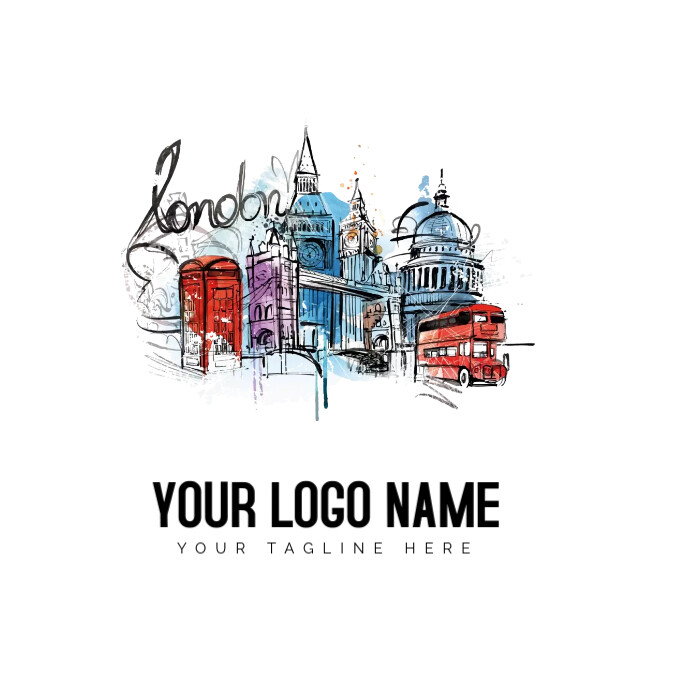 London Illustration Template | PosterMyWall