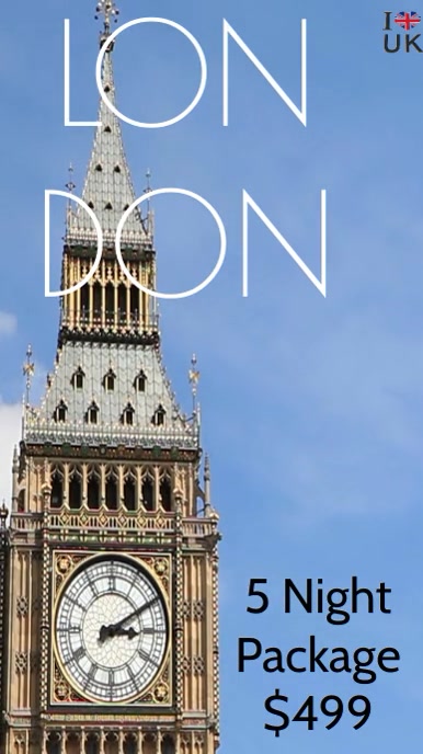 london travel Template | PosterMyWall