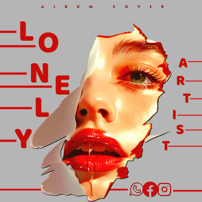 Lonely Album Cover Template | PosterMyWall